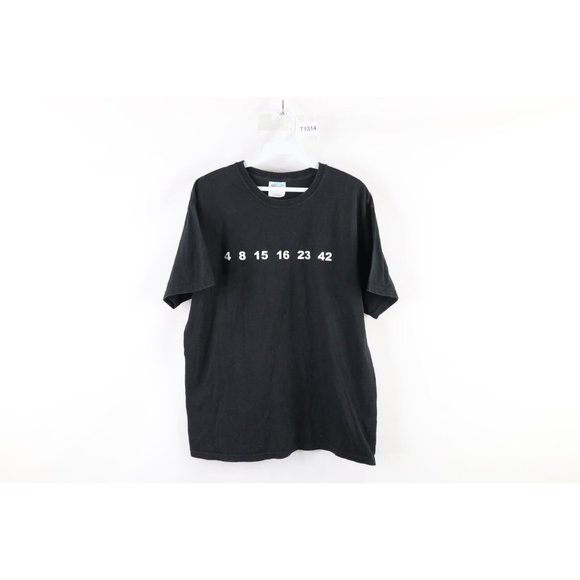 Vintage | Shirts | Vintage Mens Xl Faded Lost Tv Show Numbers Spell Out ...